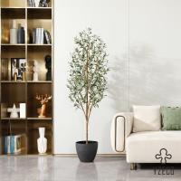 China Eco-Friendly Big Potted Faux Palm Tree Lemon Tree For Wedding Decoration With Low MOQ for sale