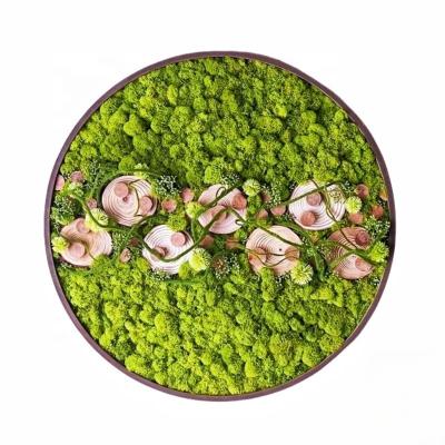 China Customized Logo Accepted Long Lasting Moss Frame for Wall Decoration and Landscaping for sale