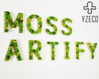 China Custom Moss Letters 3D Logo Sign for Company Decoration Year Occasion Acceptable OEM ODM for sale