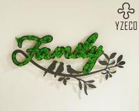 China Custom Moss Letters 3D Logo Sign for Company Decoration Year Occasion Acceptable OEM ODM for sale