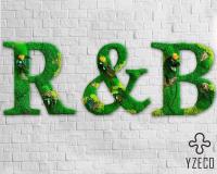 China Custom Moss Letters 3D Logo Sign for Company Decoration Year Occasion Acceptable OEM ODM for sale