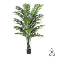 China Low MOQ 120cm 160cm Green Decorative Trees Simulation Hawaii Palm Tree For Indoor Plastic for sale