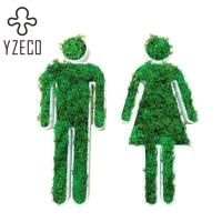 China Preserved Natural Moss Signs Decor for Company Walls Custom Indoor Letters and Numbers for sale