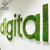 China Mother's Day Occasion Preserved 100% Natural Real Moss Letter Sign for Office Design for sale