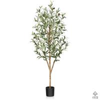 China High Simulation Leaves Custom Artificial Faux Green Olive Tree 180 cm for Living Room for sale