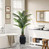 China 100cm/120cm/160cm/180cm/210cm/240cm Height Faux Palm Tree for Table Decor Eco-friendly for sale