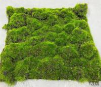 China Green Fakes Moss Art Decor Panel Artificial Grass Moss Carpet for Plant Wall for sale