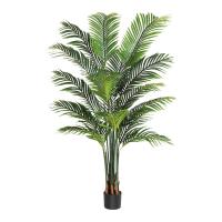China Eco-Friendly Plastic Faux Tree Bonsai Artificial Palm Tree Potted for Customized Logo for sale
