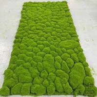 China Odorless Soft Moss Grass Fabric Wall Covering for Outdoor Decoration for sale