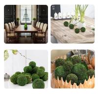 China Handmade Artifical Green Moss Decorative Ball For Diy Garland Customized Logo Accepted for sale