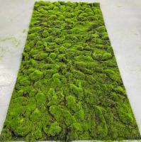 China Customizable 1M*1M Artificial Moss Turf Grass Wall Art Panel for Landscape Decoration for sale
