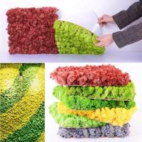 China Real Preserved Moss Panel Reindeer Moss Sheet for Home Office 50*50cm Occasion Other for sale