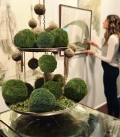 China Customized Size Green Immortal Moss Balls for Vase Filler 3-5 Years Life Expectancy for sale