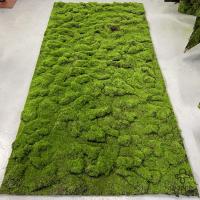 China Silk Floss Green Fakes Moss Lawn Turf 1M*1M Size for Home Landscaping Decoration for sale
