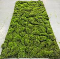 China 1M*1M Square Flat Moss Mat for Garden Decoration Artificial Grass Assurance Odorless for sale