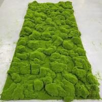 China 1M*1M Square Flat Moss Mat for Garden Decoration Artificial Grass Assurance Odorless for sale