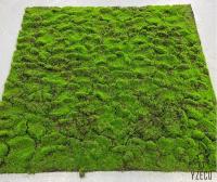 China 1M*1M Square Flat Moss Mat for Garden Decoration Artificial Grass Assurance Odorless for sale