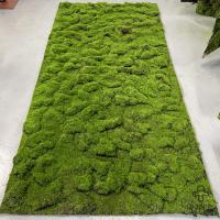 China Home Garden Greening Decoration 1M*1M Simulation Lawn Lichen Grass Barks with Moss for sale