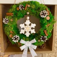 China Christmas Decorations Metal Moss Sign Letters for Wall Decoration for sale