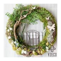 China 100% Natural Foam Lichen Moss Wreath Long Lasting and Odorless 3-5 Years Life Time for sale