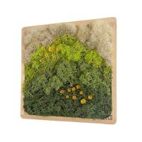China Customized Stabilized Reindeer Moss Panel Art Long Lasting Office Decoration Ideas for sale