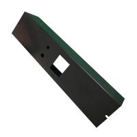 China High Precision Carbon Steel TV Bracket with Cold Stamping and OEM Black Powder Coating for sale