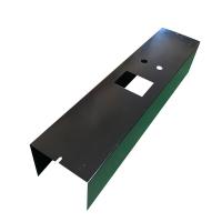 China High Precision Carbon Steel TV Bracket with Cold Stamping and OEM Black Powder Coating for sale