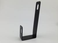 China Black Powder Coated Metal Stamping Parts with SGS Certification and Customized Design for sale
