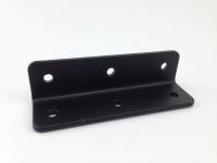 China Black Powder Coated Metal Stamping Parts with SGS Certification and Customized Design for sale