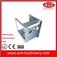 China Metal Die Stamping Electronic Box with Carbon Steel and Powder Coating Surface Finish for sale