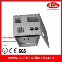 China Metal Die Stamping Electronic Box with Carbon Steel and Powder Coating Surface Finish for sale