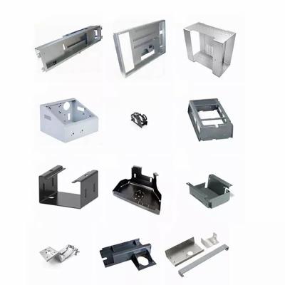 China Stamped Bending Welded Aluminum Stainless Steel Bracket Box with SGS Forming Process for sale