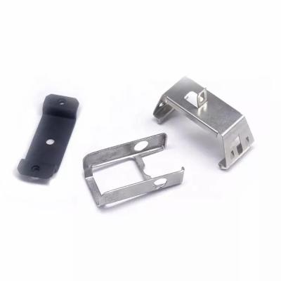 China Black Powder Coating Custom Sheet Metal Fabricates Curved Stamping Metal Parts for ISO9001 for sale