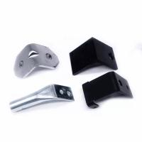 China Black Powder Coating Custom Sheet Metal Fabricates Curved Stamping Metal Parts for ISO9001 for sale