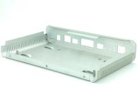 China Customization Options White Anodizing Aluminum Sheet Metal Bending Components Housing for sale