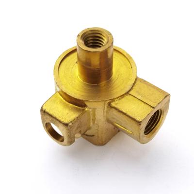 China Measuring Tool Control Brass Forging Pipe Connect Parts for OEM CNC Machining Needs for sale
