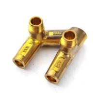 China RoHs Certified Brass Pipe Fittings Forging with Customized Design by OEM CNC Machining for sale