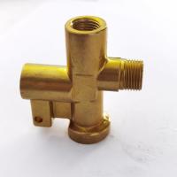 China Customized Brass Y-Junction Air Valve CNC Machining Part for Industrial Equipment for sale