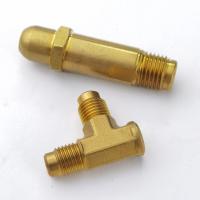 China ASTM Standard Manufacture Precision Brass Y-Junction Air Valves for OEM CNC Machining for sale