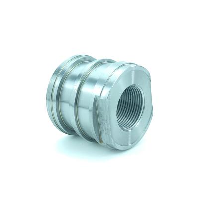 China Metal Processing Machinery Parts OEM Copper Bushing CNC Machining in Color Anodization for sale