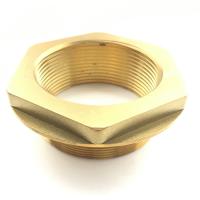 China Customized Copper Forged Hexagon Nut with and /-0.05mm Tolerance for sale