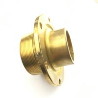 China Metal Processing Machinery Parts Customized Precision Copper Threaded Connectors for sale