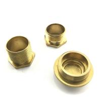 China High Precision Copper External Thread Nut Model NO. L071 Tolerance /-0.05mm by OEM for sale