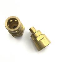 China Metal Processing Machinery Parts Custom Made CNC Machining Forging Copper Connection for sale