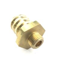 China Metal Processing Machinery Parts Tolerance /-0.05mm CNC Machining Copper Hexagon Nut for sale