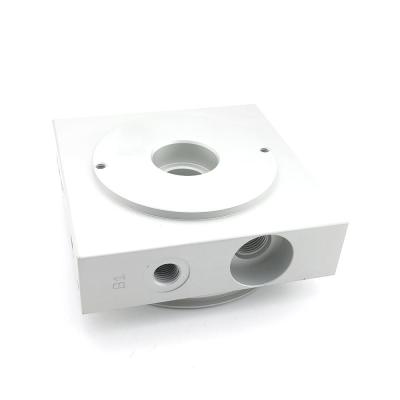 China Customized Metal Processing Machinery Parts Titanium Valve Hydraulic Manifold Block for sale