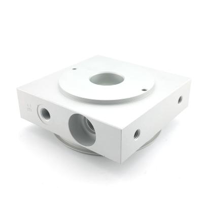 China Customized Precision Stainless Machined Valve Block ANSI Standard Customized Design for sale