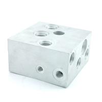 China Customized CNC Machined Aluminum Alloy Stainless Steel Valve Block for Pharmaceutical for sale