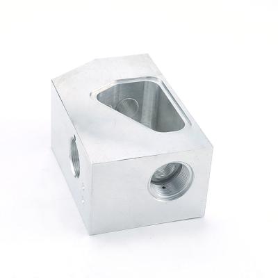 China ASTM Standard Precision Machined Aluminum Valve Metal Block in with RoHS Certification for sale