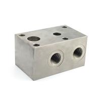 China Stainless Steel Titanium Metal Valve Manifold Block with Machining and /-0.05mm Tolerance for sale